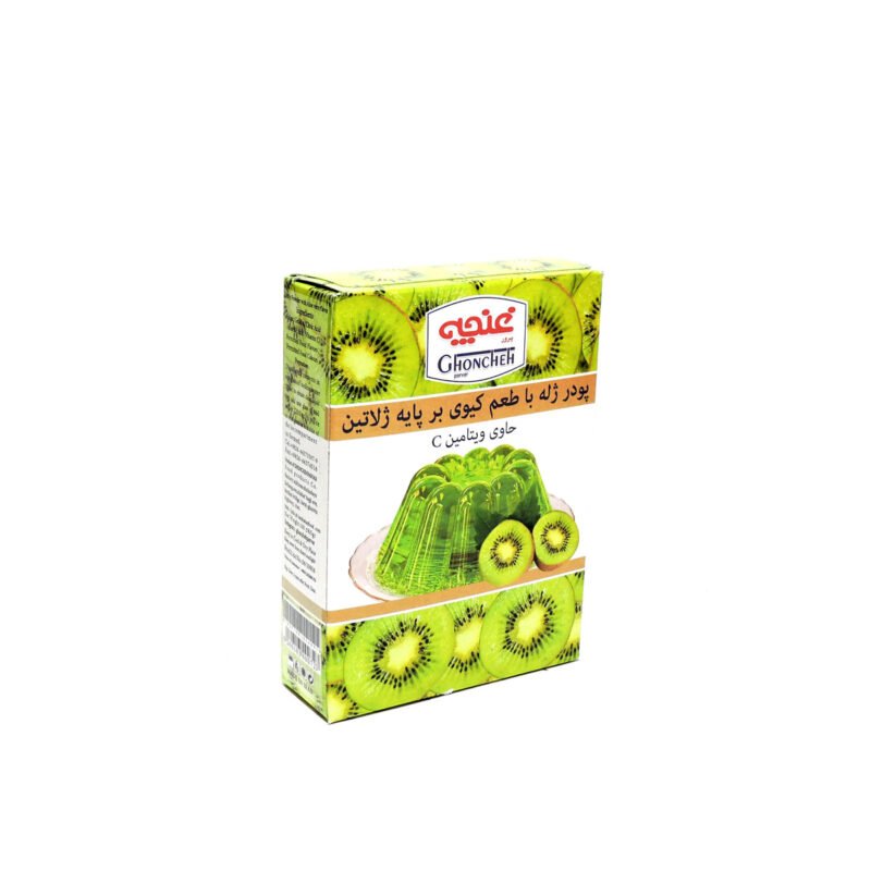 Kiwi Gelatin Dessert mix – 100 gram – Ghonche Parvar food company